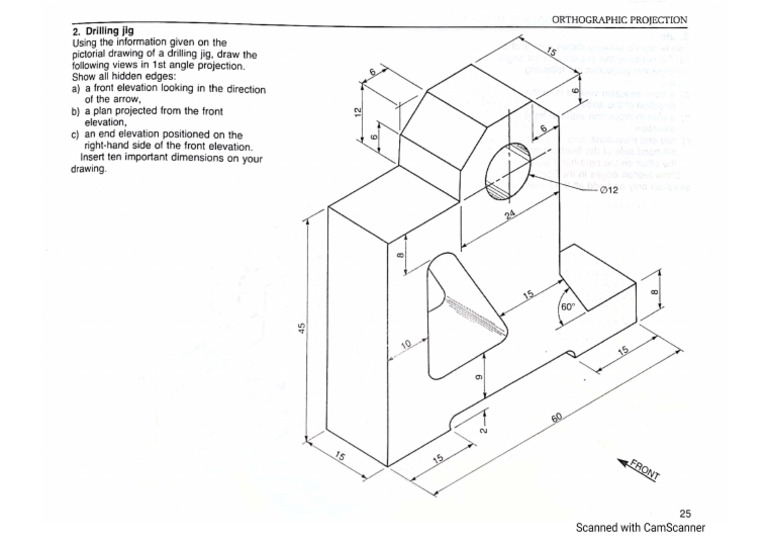 Orthographic Drawing Example 11-05-2021 11.53 | PDF