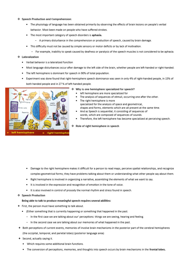 Speech | PDF | Speech | Aphasia