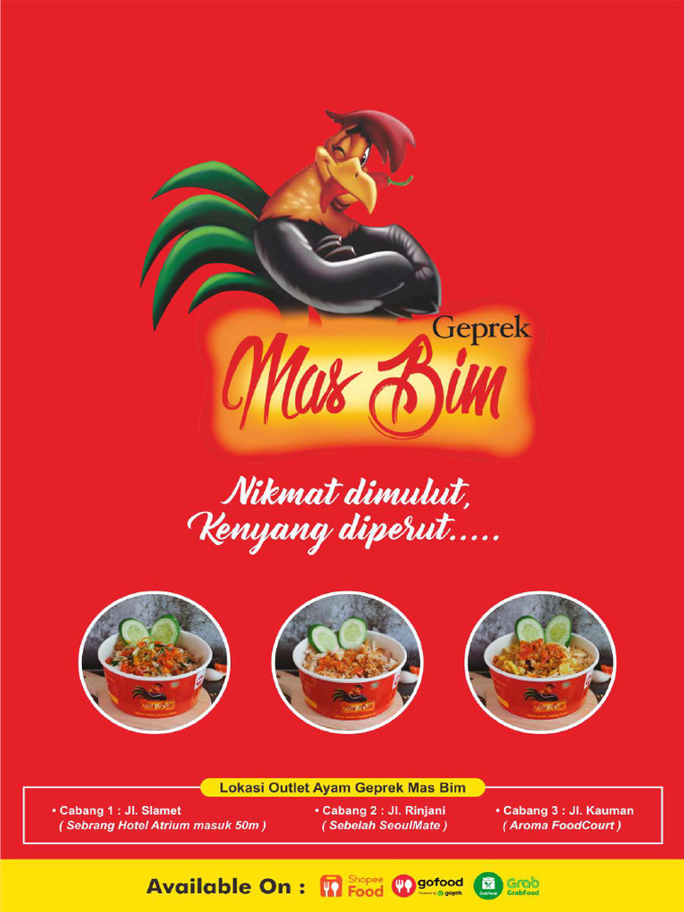 Menu Mas Bim | PDF