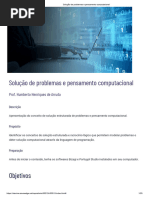 Lista de Exercícios - Pilares Do Pensamento Computacional | PDF ...