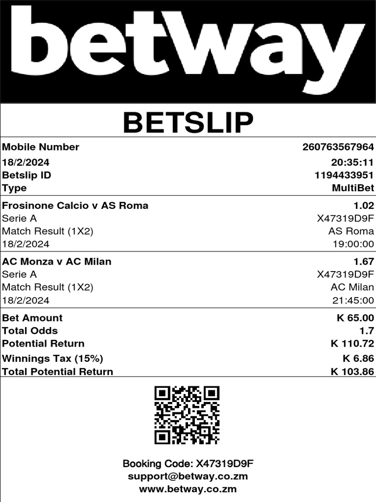 MultiBet Betting Slip for Serie A Matches | PDF