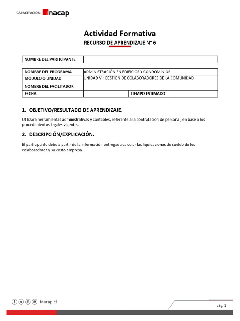 Actividad Formativa 5 U6 | PDF | Servicios financieros | Distribución de ingresos del factor