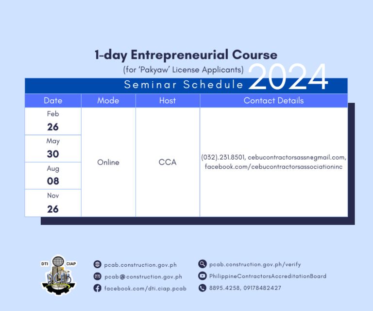 Pakyaw License Entrepreneur Course 2024 | PDF | Business