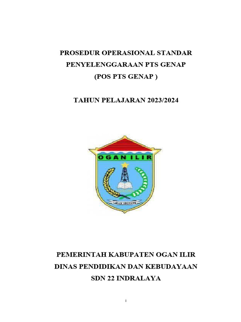 POS Penyelenggaraan PTS Genap 2023/2024 | PDF