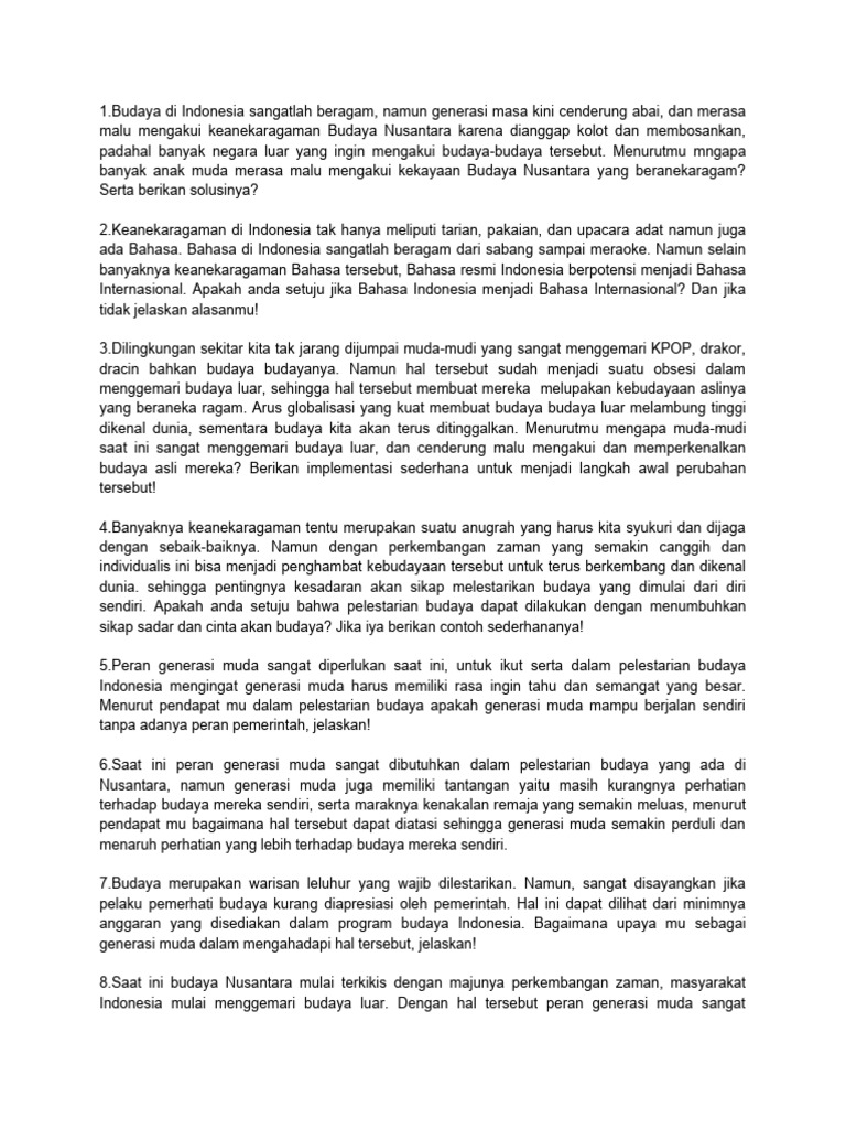 Soal Pps 5 Besar | PDF | Perjalanan