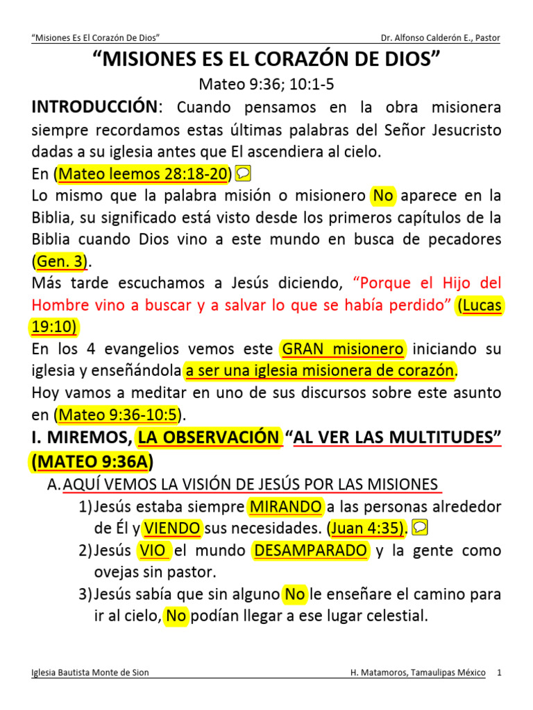 MISIONES-ES-EL-CORAZON-DE-DIOS | PDF | Misionero | Jesús