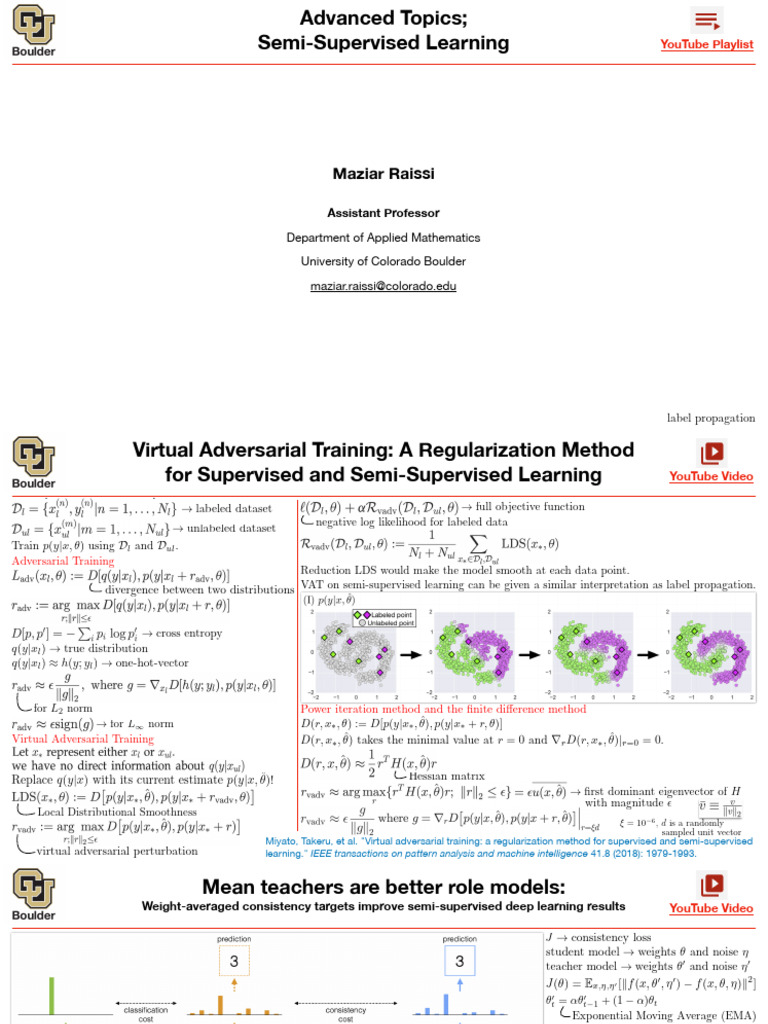 Semi-Supervised Learning | PDF | Applied Mathematics | Behavior Modification