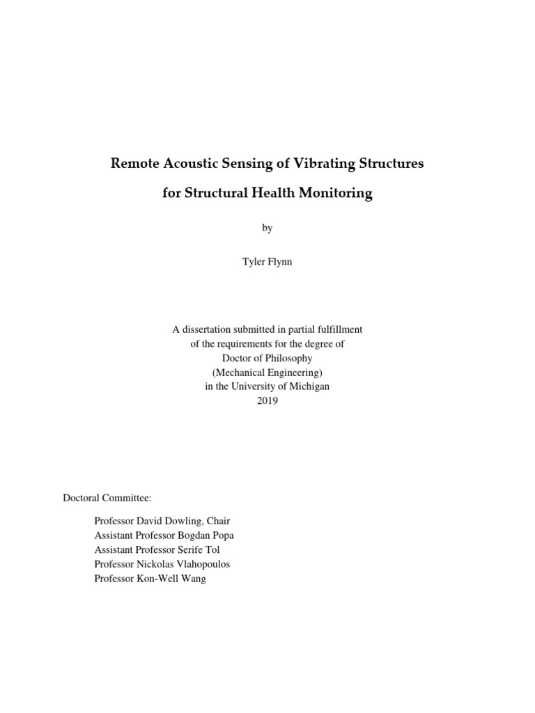 Remote Acoustic Sensing for SHM | PDF | Statistical Classification ...