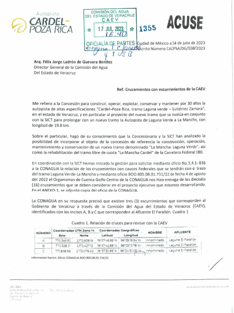 5.-Cruzamientos Con Escurrimientos de La Caev | PDF