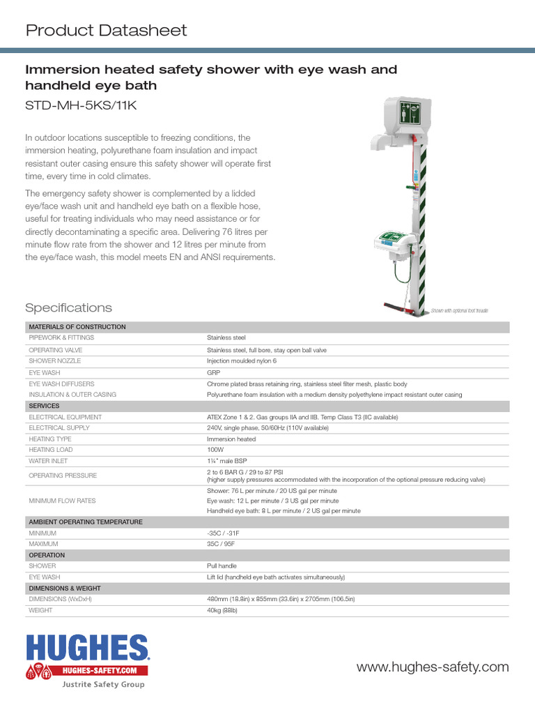 Safety Shower | PDF | Shower | Valve