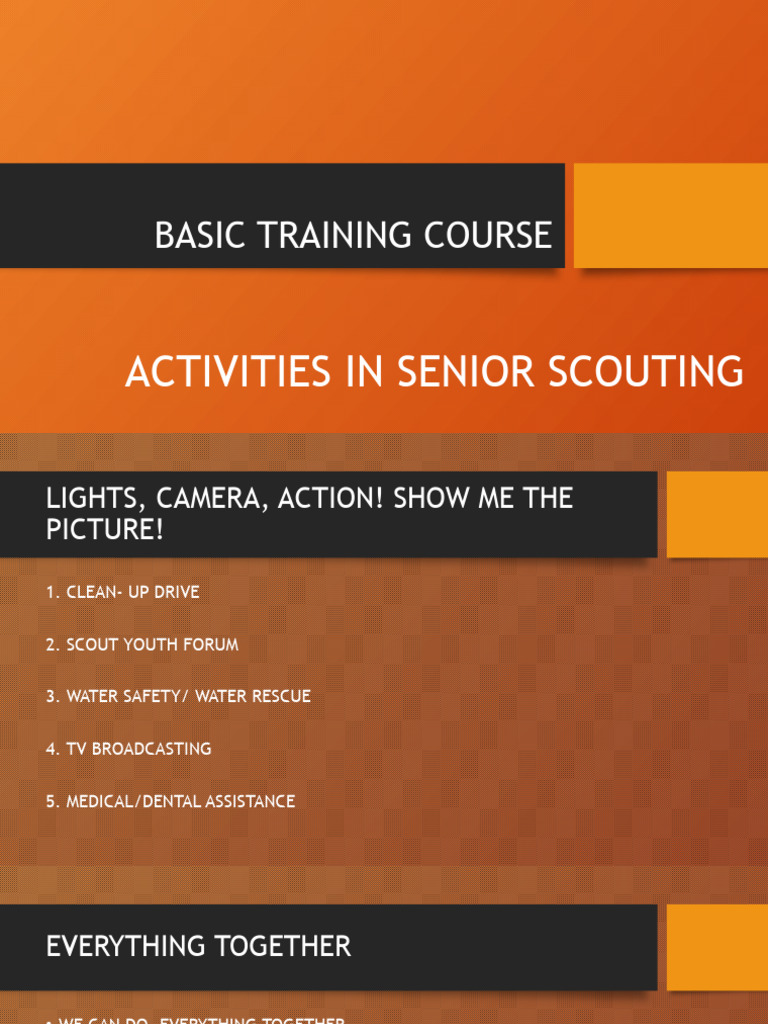 SCOUTING-ACTIVITIES (1) | PDF | Water | Scouting