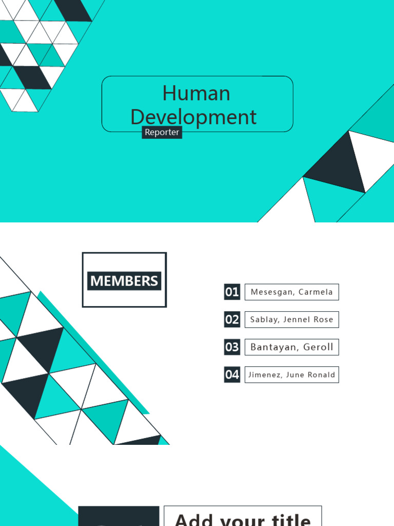 Educ1 Human Development | PDF | Career & Growth