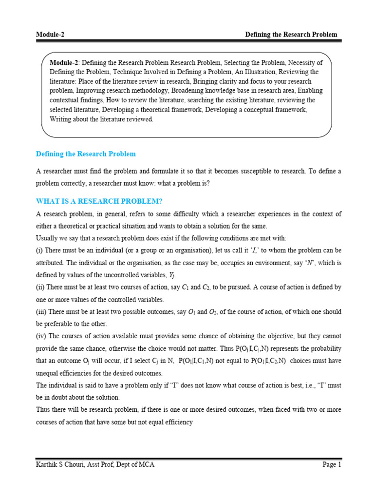RM Mod2 | PDF | Methodology | Theory