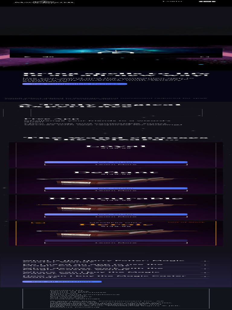 Harry Potter Magic Caster Wand | PDF