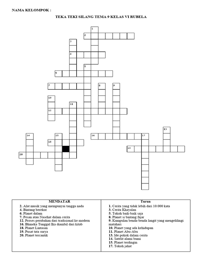 TTS KELAS 6 TEMA 9 | PDF