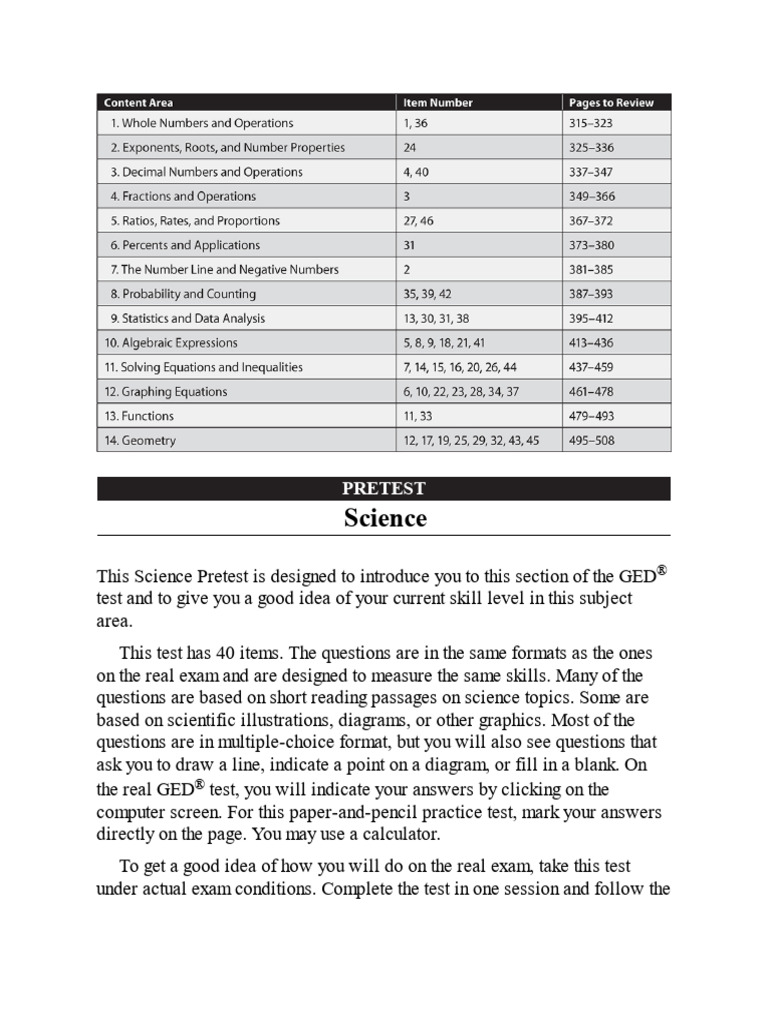 Ged Science Worksheet Questions | Download Free PDF | Force | Ultraviolet