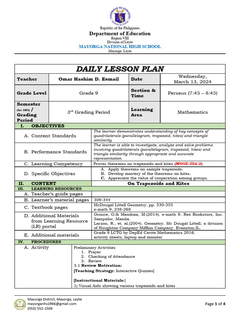 Co3 - Math | PDF | Mathematics | Geometry