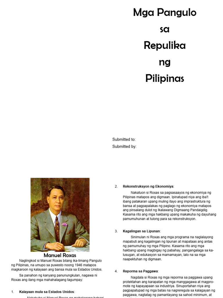 Pangulo | PDF