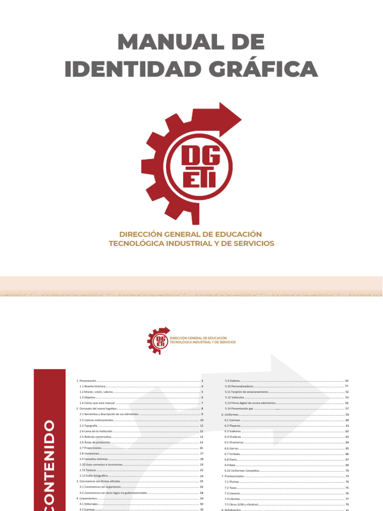 Manual Identidad DGETI | PDF | Color | Tipografía