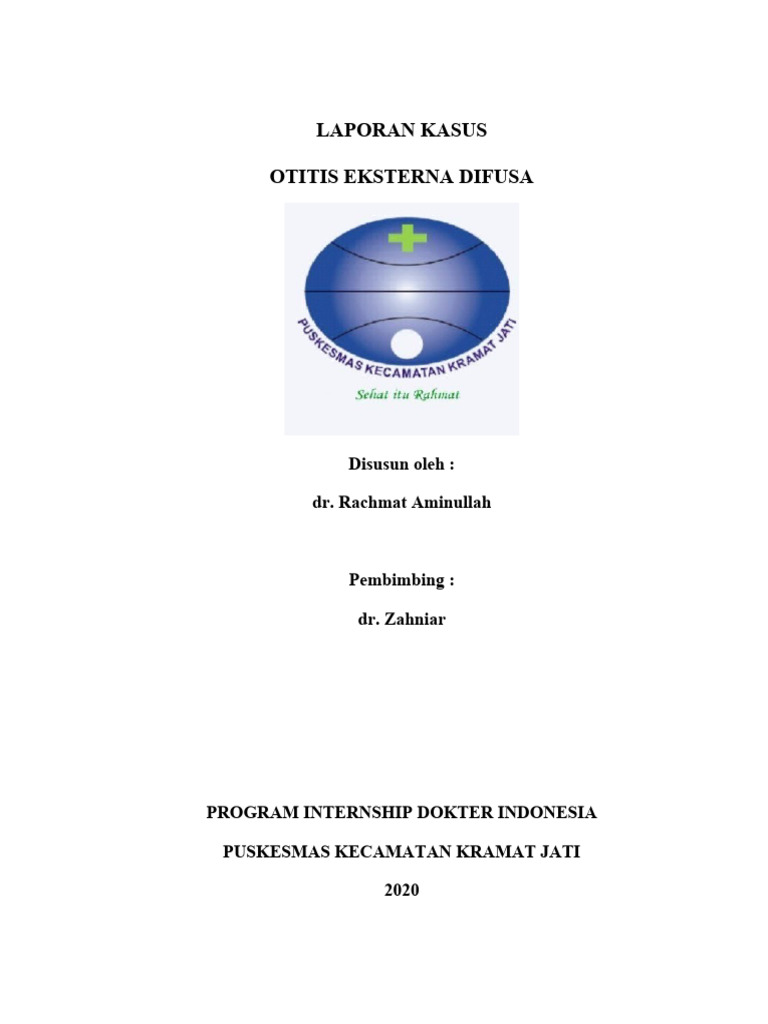 Kasus Otitis Eksterna Difusa pada Pasien | PDF | Sains & Matematika