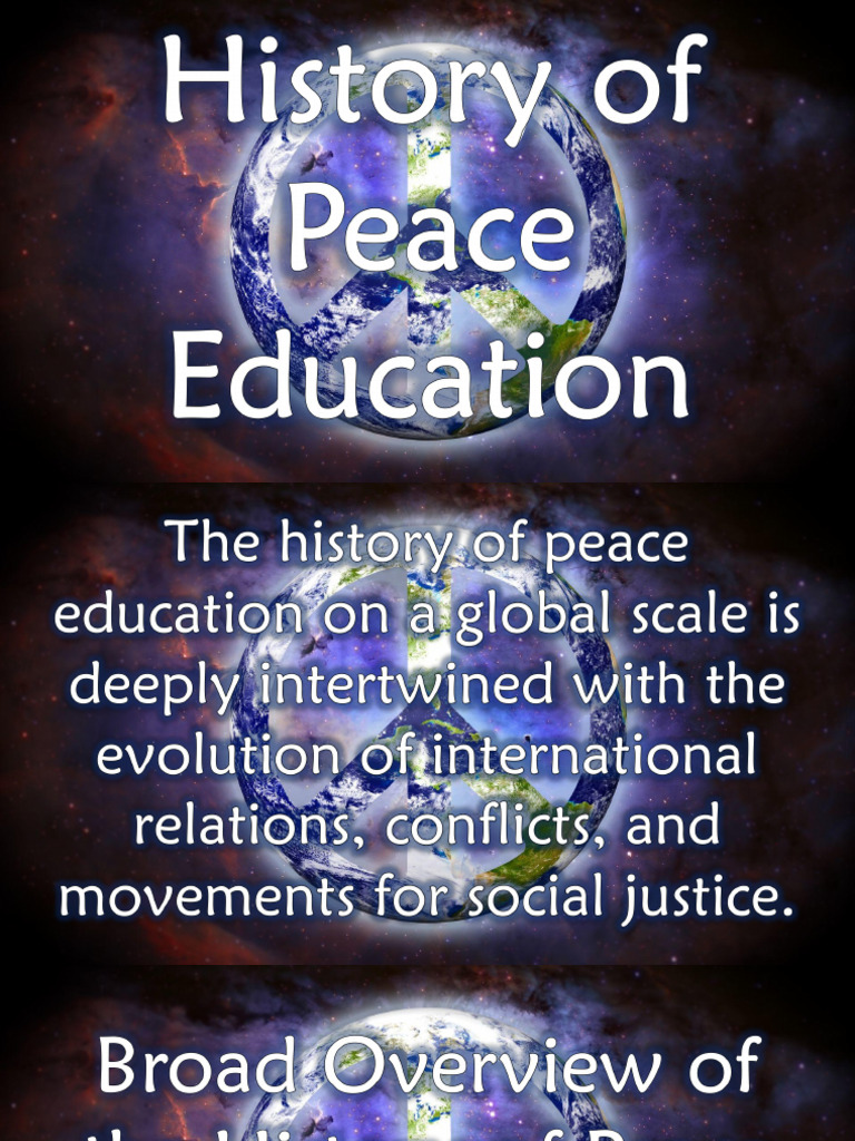 Topic-1-History-of-Peace-Education-Worldwide-2 | PDF