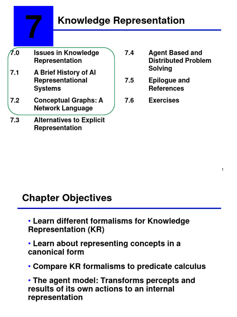Knowledge Representation in AI Systems | PDF | Knowledge Representation And Reasoning | Concept