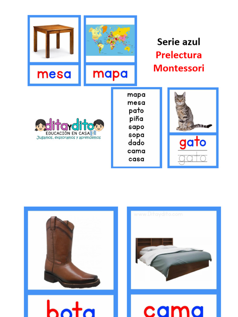 Serie Azul Montessori | PDF