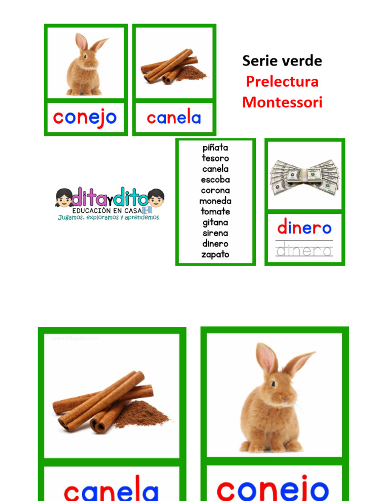 Serie Verde Montessori: Prelectura | PDF | Casa e Jardim | Estilo de vida
