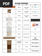 Finish Schedule for Ceilings and Flooring | PDF | Building Engineering ...