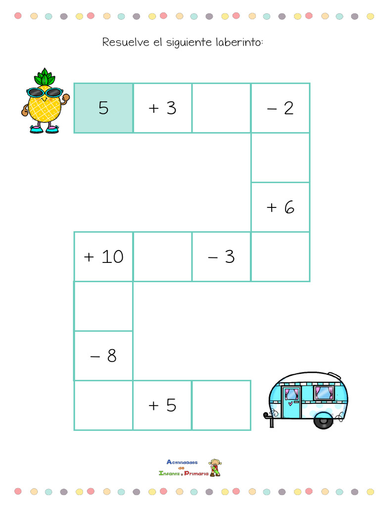 laberintos-sumas-y-restas | PDF
