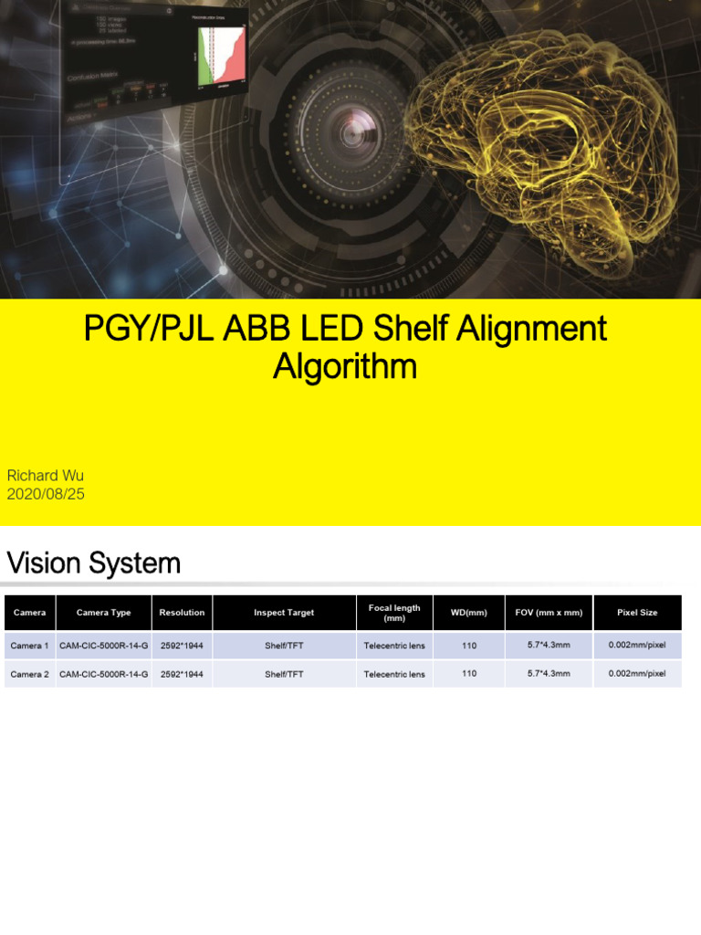 LED Shelf - ABB LED Shelf Alignment Algorithm | PDF | Camera | Pixel
