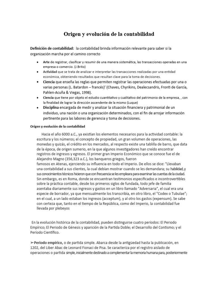 La Contabilidad | PDF | Contabilidad | Business