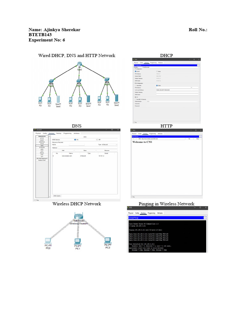 Experiment 6 | PDF | Computers