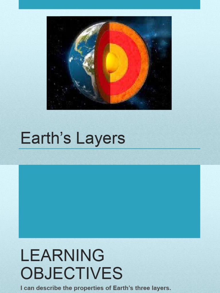 Layers of Earth | PDF | Planetary Core | Structure Of The Earth
