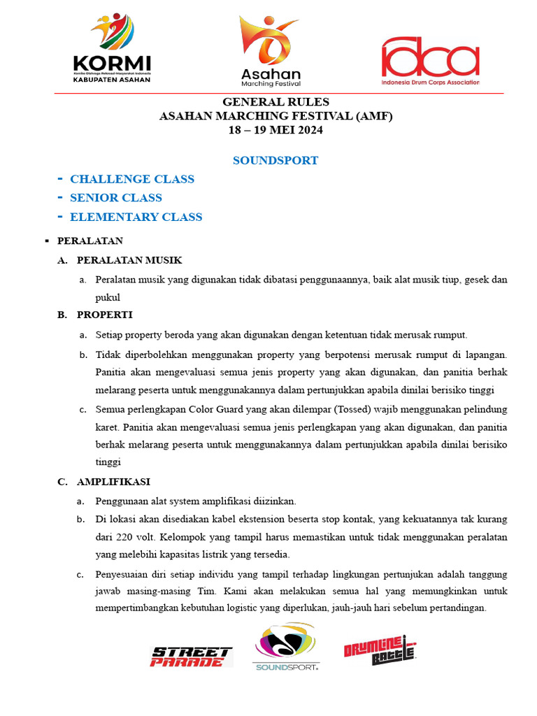 Juklak Amf 2024 | PDF