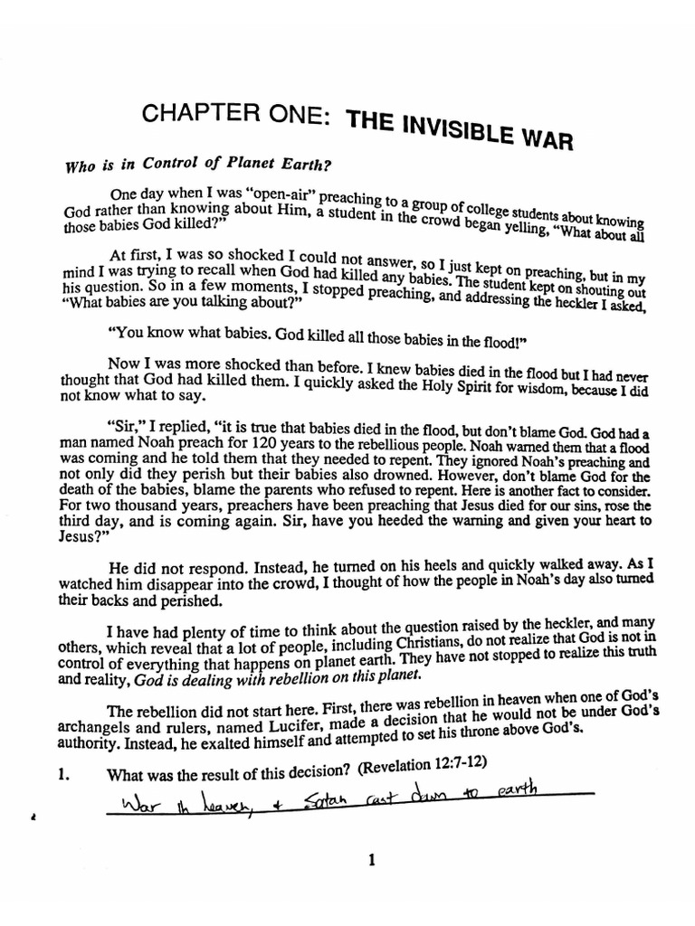 Ch 1 The Invisible War | PDF