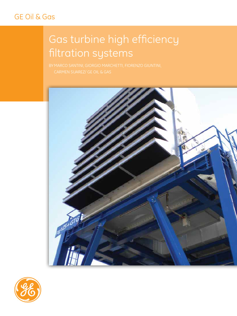 High Efficiency Gas Turbine Filtration | PDF | Filtration | Particulates