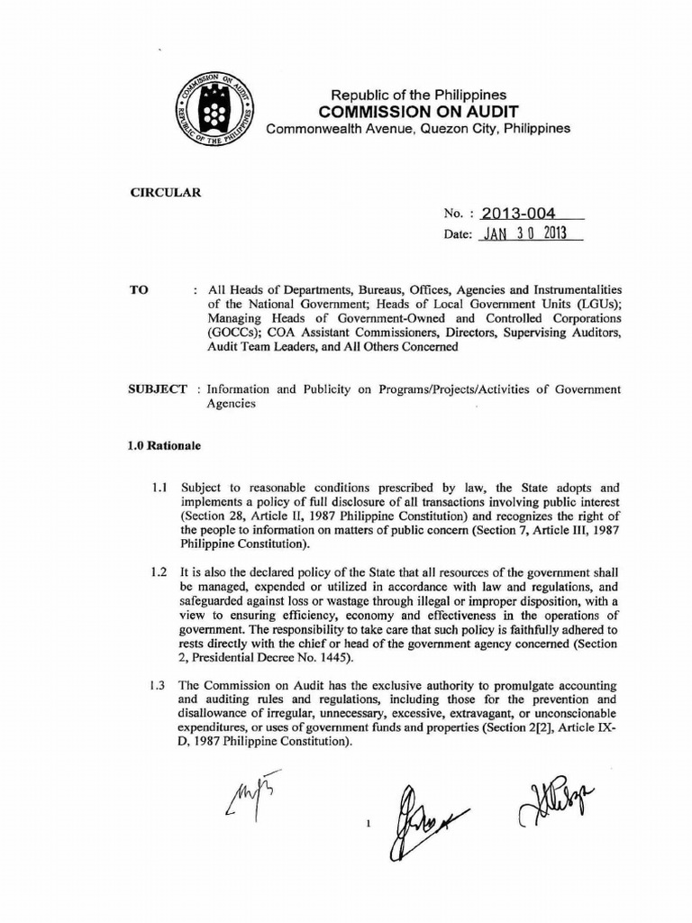 COA_C2013-004 - Monitoring of Projects | PDF