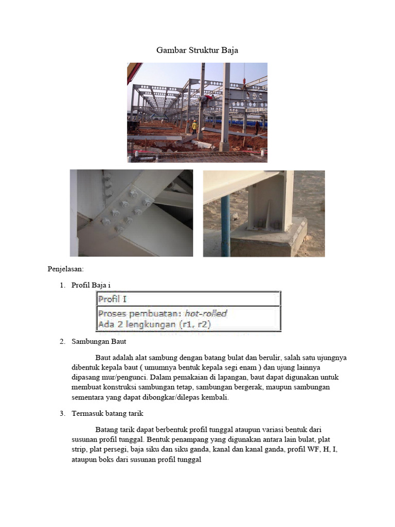 Gambar Struktur Baja | PDF