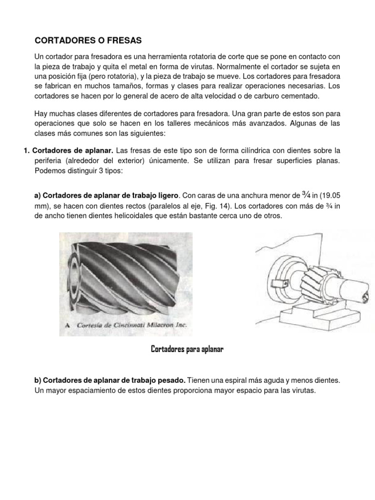 FRESAS | PDF