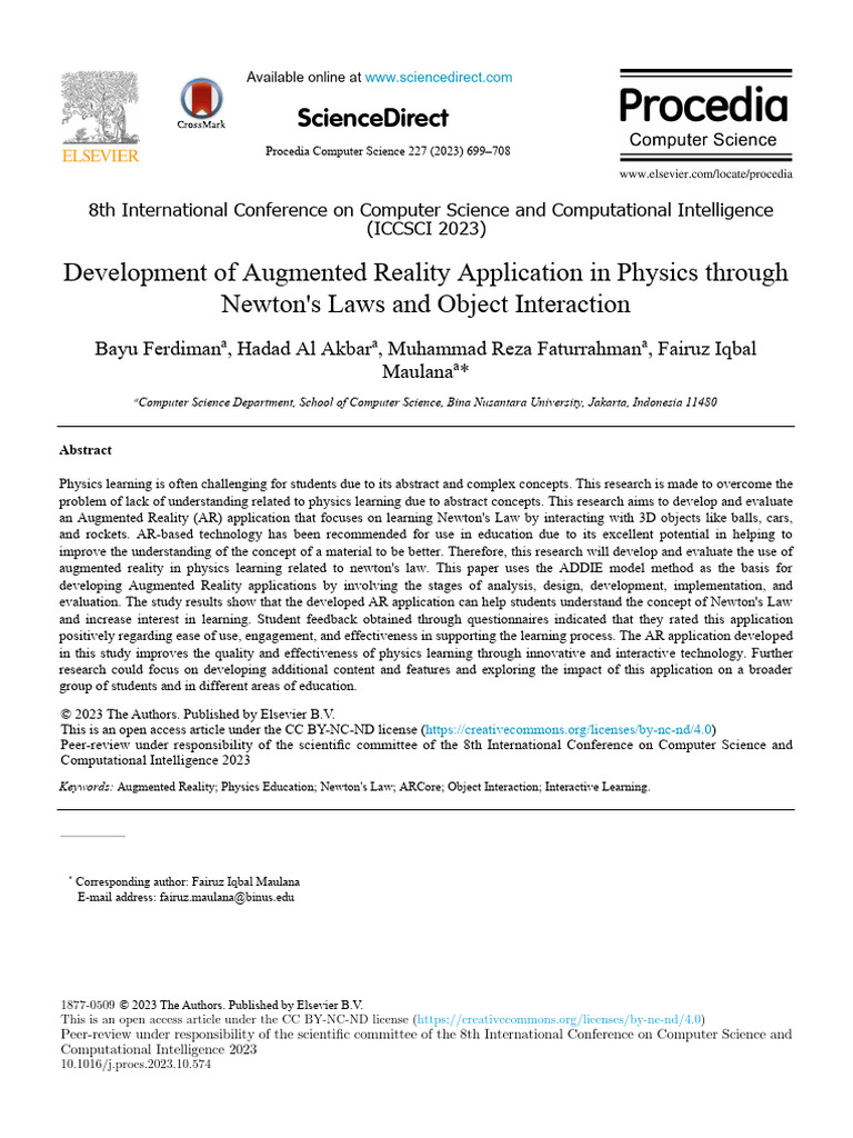 Sciencedirect Sciencedirect | PDF | Augmented Reality | Mobile App