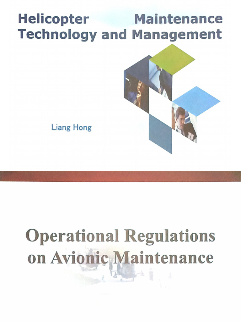 Helicopter Maintenance Technology | PDF