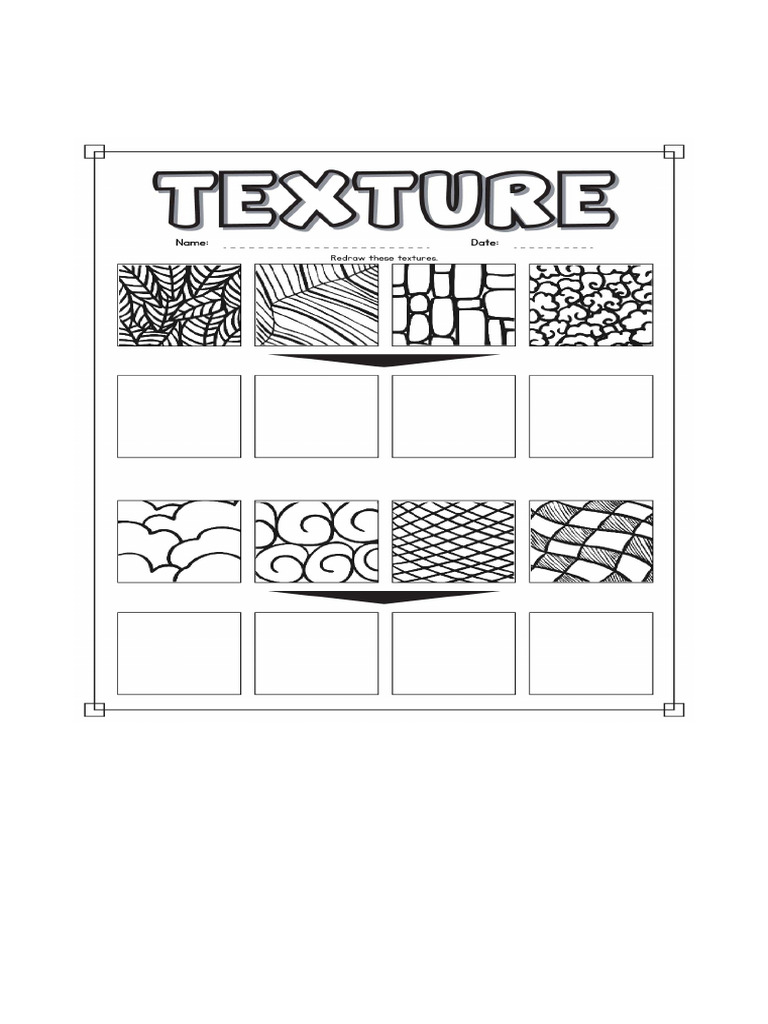 drawing-texture-worksheet | PDF