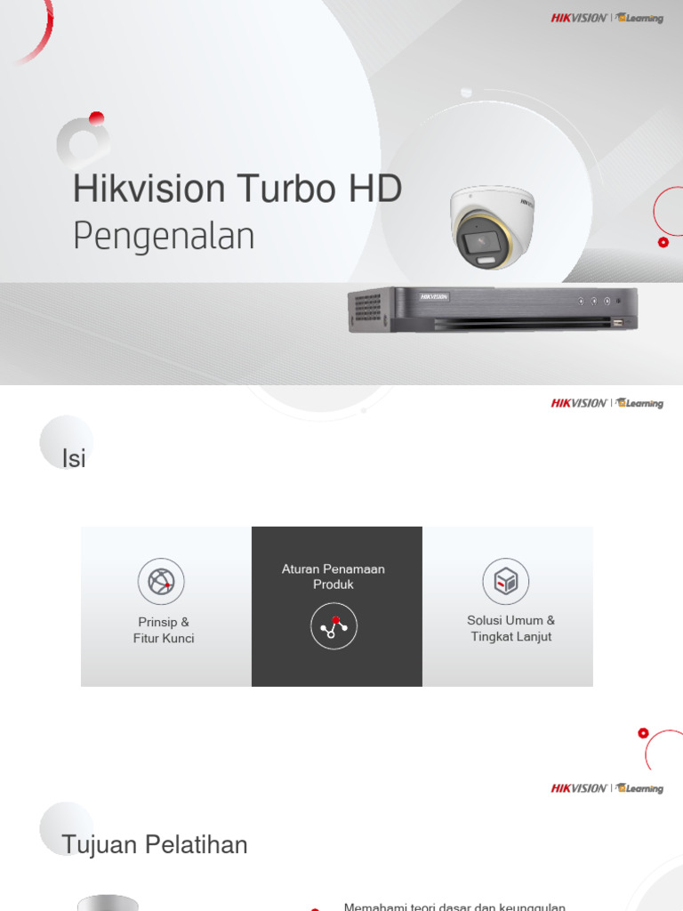 OT01 Hikvision Turbo HD Introduction - ID | PDF