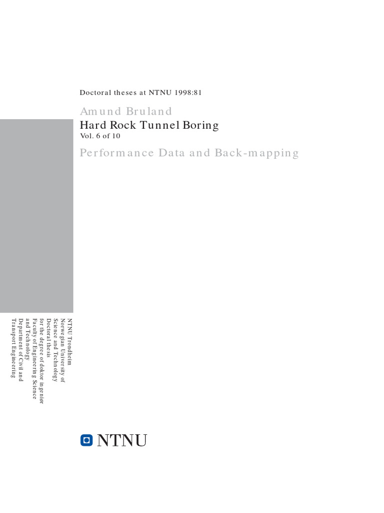 NTNU | PDF | Tunnel | Thrust