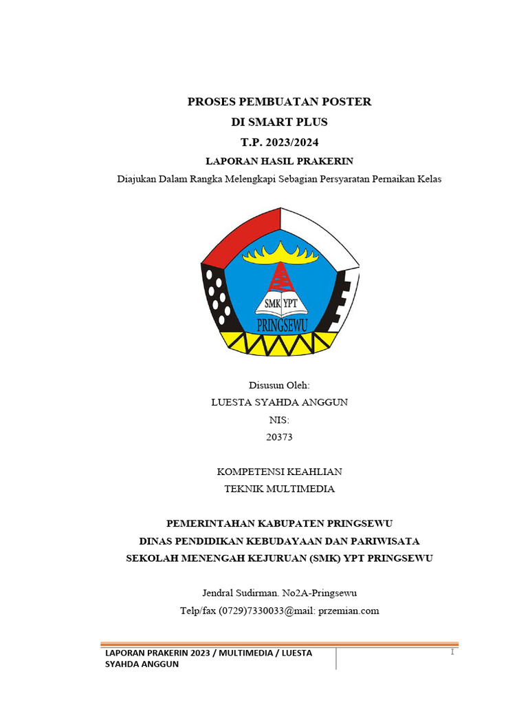 Proses Pembuatan Poster | PDF