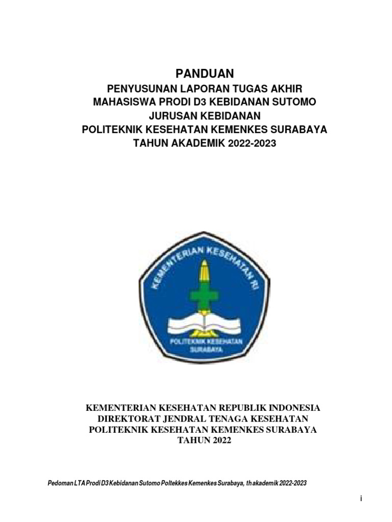 Pedoman LTA 2022 - Agust 2022 | PDF