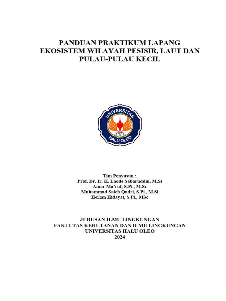 Panduan Praktikum Lapang Ewp 2024 | PDF