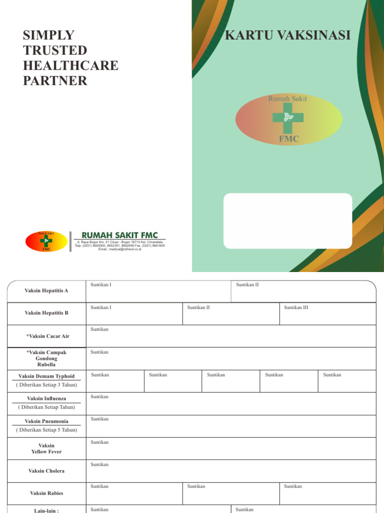Kartu Vaksin 2024 | PDF
