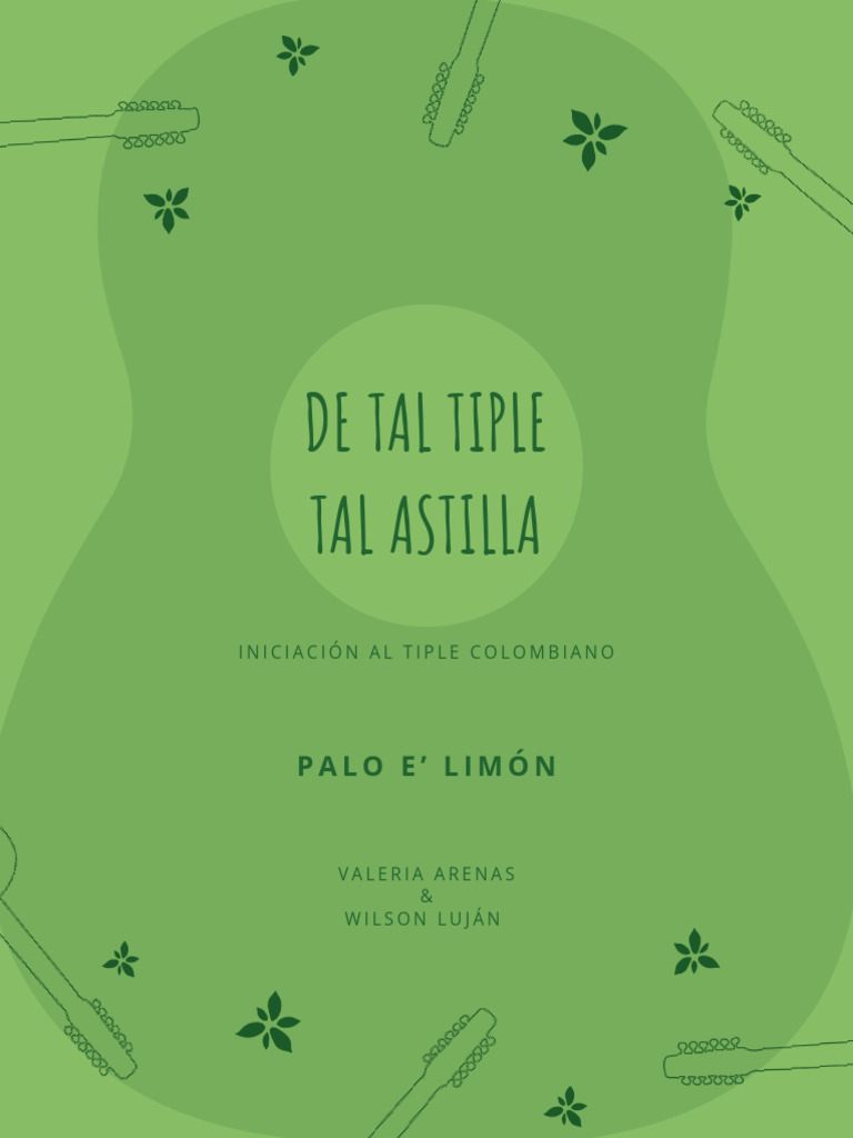 De Tal Tiple Tal Astilla - Cartilla Iniciación | PDF | Acorde (Música ...